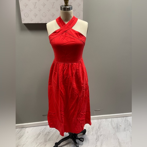 a new day | Dresses | A New Day Red Midi Dress Xs | Poshmark